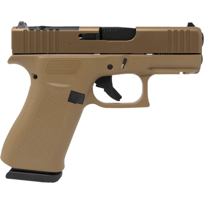 Glock 43X MOS, 9mm, Slimline Semi-Automatic Pistol, (2) 10rd Magazines ...