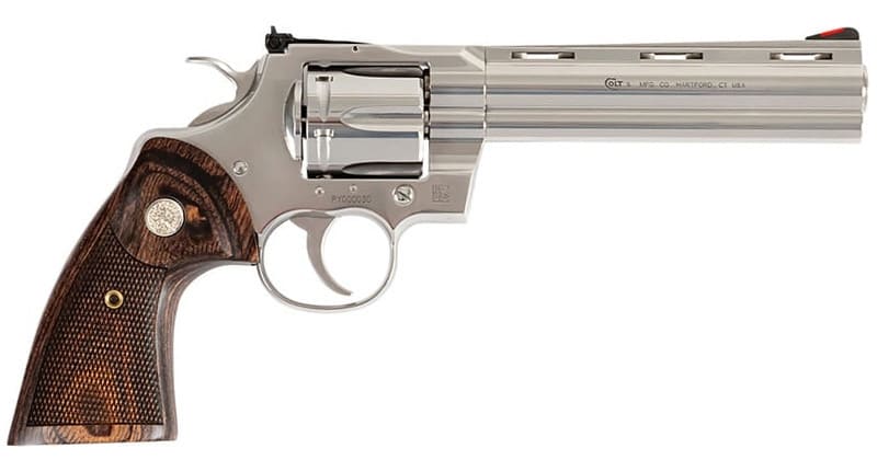 Colt Defense PYTHONSP6WFTG Python .357MAG 6" SS Adjustable Sight Walnut