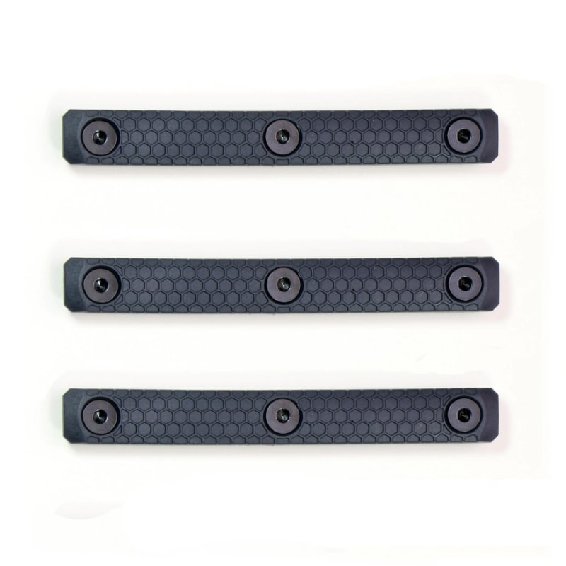 Slate Black 3-Slot Rail MLOK Slate Panels (3-pack) SLATE GREY, SG-3-Gray