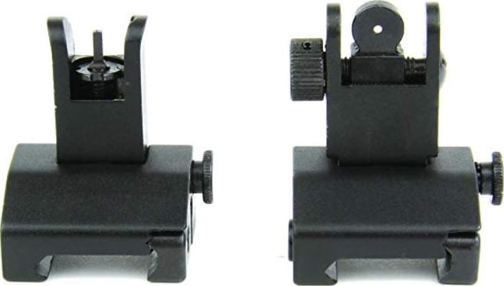 Tacfire IS002 AR FRT & Rear LOW POP UP Sights