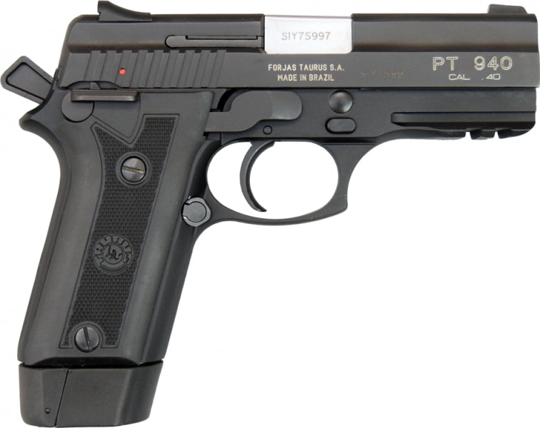 Taurus PT-940 .40 S&W Pistol In Blue Steel/Alloy w/ Rubber Grips