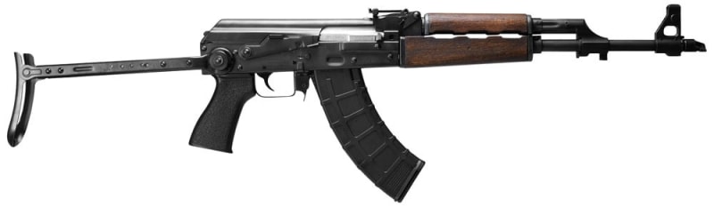 Zastava Arms M70 ZPAP Underfolder AK-47 Rifle, 16.3", Bulged Trunnion