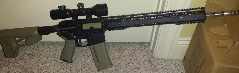 AR-15 Rifle Barrel, 18" Stainless, Fluted Heavy Barrel 1 in 8 Twist ...