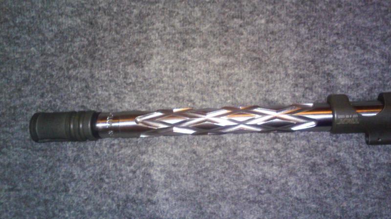 AR-15 Rifle Barrel, 16", Diamond Fluted Heavy Barrel .223 / 5.56 ...