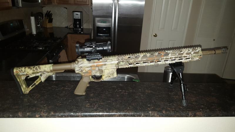 AR-15 Rifle Barrel, 18" Stainless, Fluted Heavy Barrel 1 in 8 Twist ...