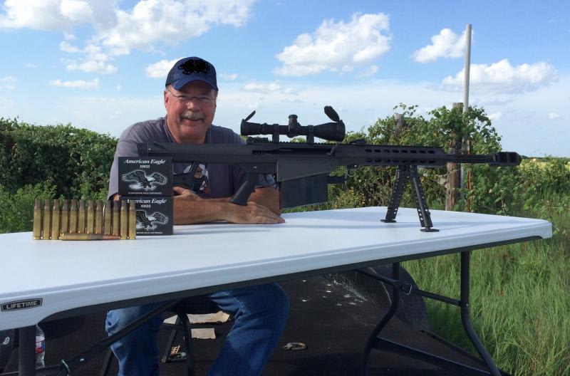 Barrett 82A1-CQ 50 BMG w/ 20" Fluted Barrel Black... Barrett # 13318