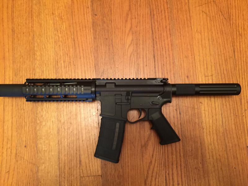 E3 Arms Omega-15 AR-15 Black Polymer Complete Lower Receiver