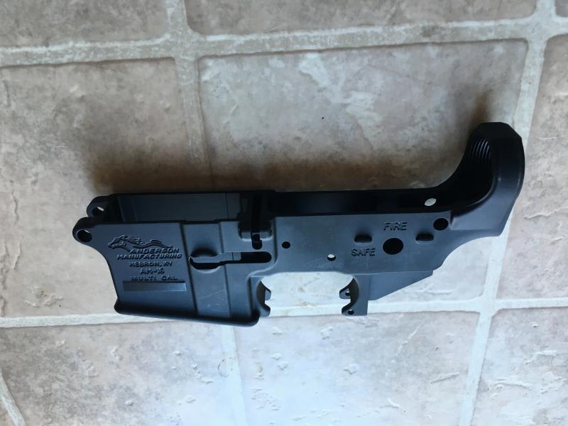 Anderson AR-15 Stripped Lower Receiver Open - AR15-A3-LWFOR