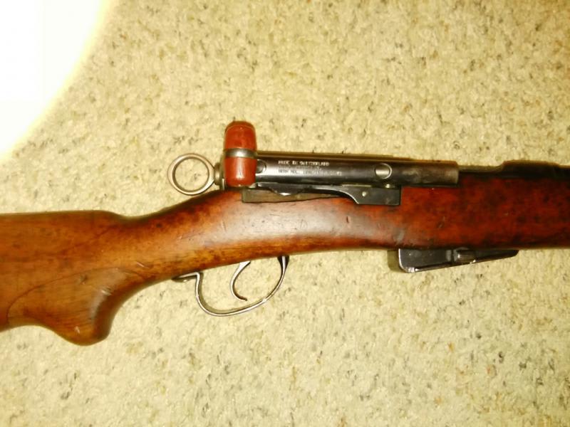 Swiss Schmidt-Rubin Model 1896 / 11 Straight Pull Rifle 7.5x55