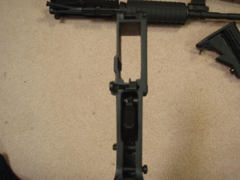 E3 Arms Omega-15 AR-15 Black Polymer Complete Lower Receiver