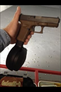 Glock 9mm 50 Round Drum Magazine For All 9mm Glock Handguns